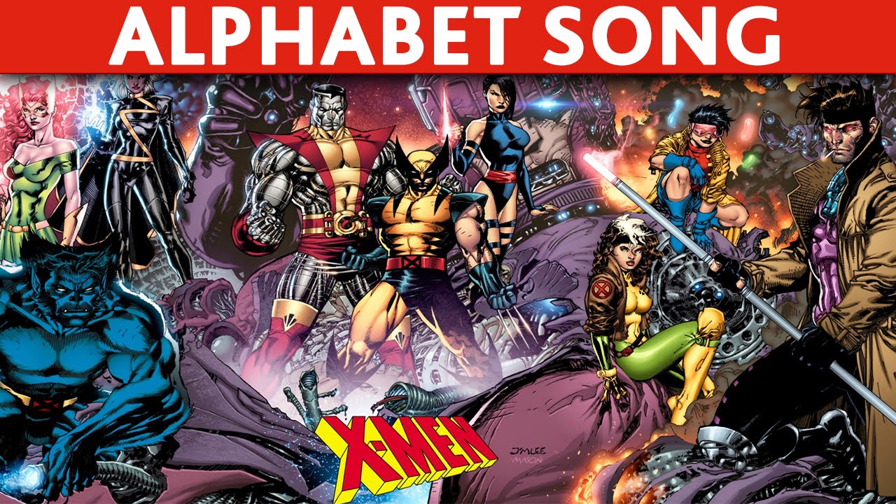 XMEN Cartoon ABC song Alphabet Song Learn the ABC's Today - YouTube
