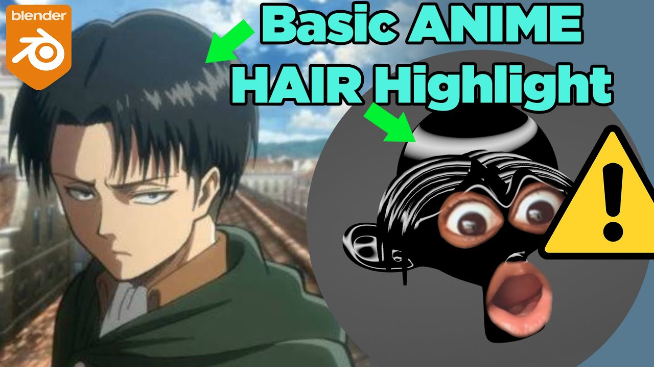Anime hair highlight (Basic approach with SENTENCES?!) - YouTube