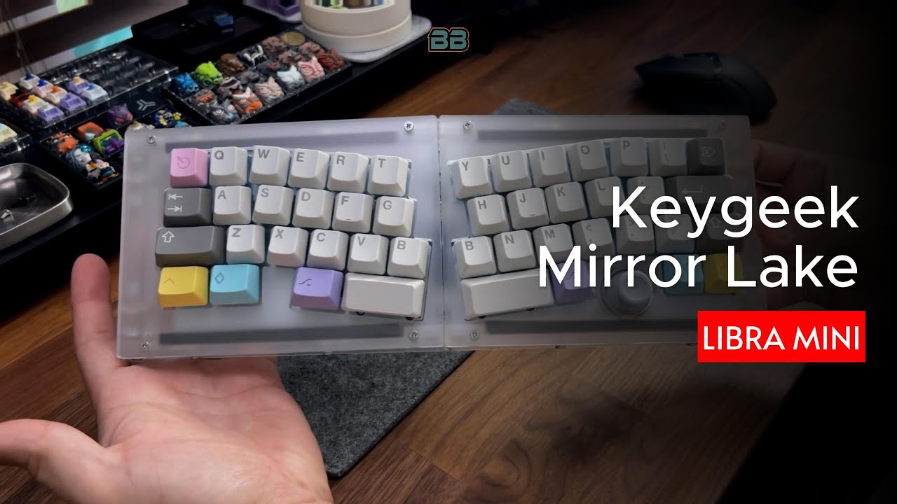 Libra Mini with Keygeek Mirror Lake switches - YouTube