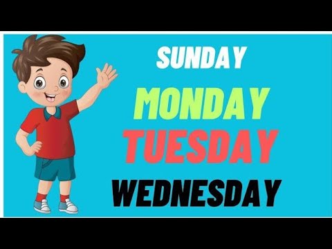 Sunday Monday | Kidsberry Nursery Rhymes with cartoon #4child - YouTube