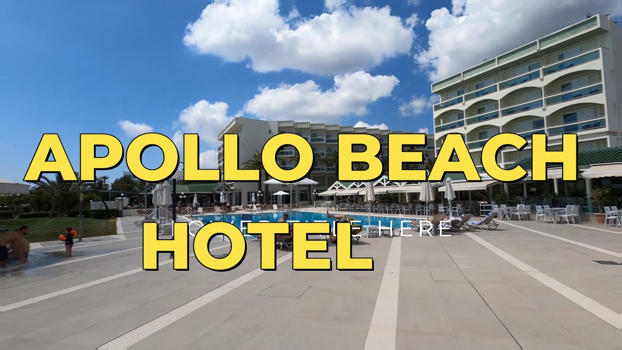 Greece, hotel Apollo beach ,rodos,faliraki - YouTube