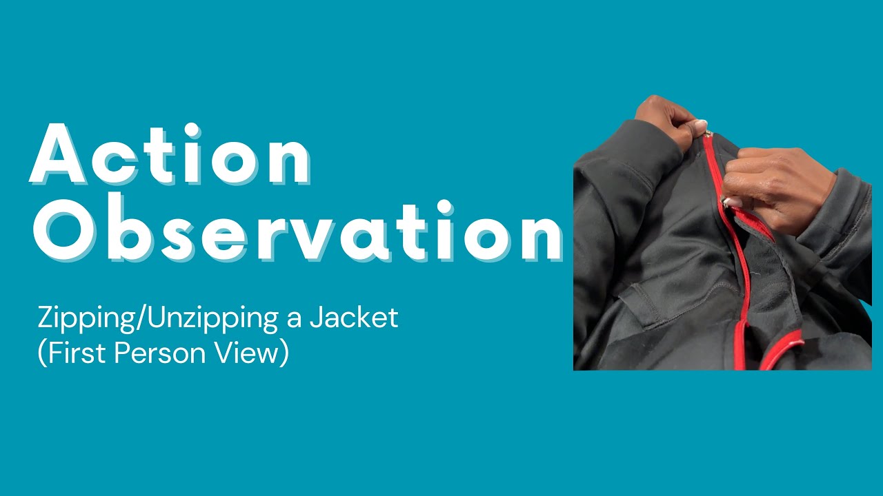 Zipping/Unzipping a Jacket: First Person View - YouTube
