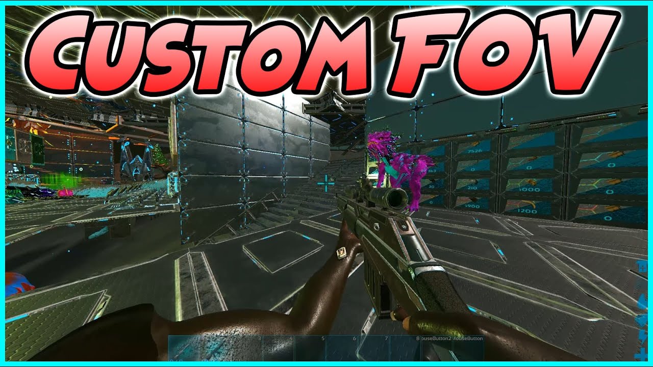 How to Set a Custom FOV - ARK Survival Evolved - YouTube