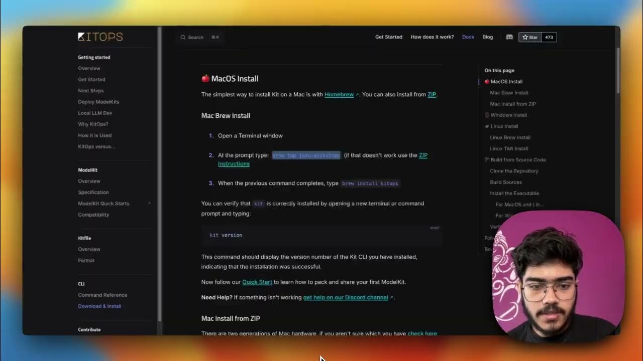 A Quick Guide to Installing the Kit CLI–KitOps open source DevOps for AI/ML - YouTube