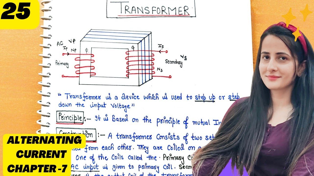 25) Transformer| step up and step down transformer| Efficiency ...