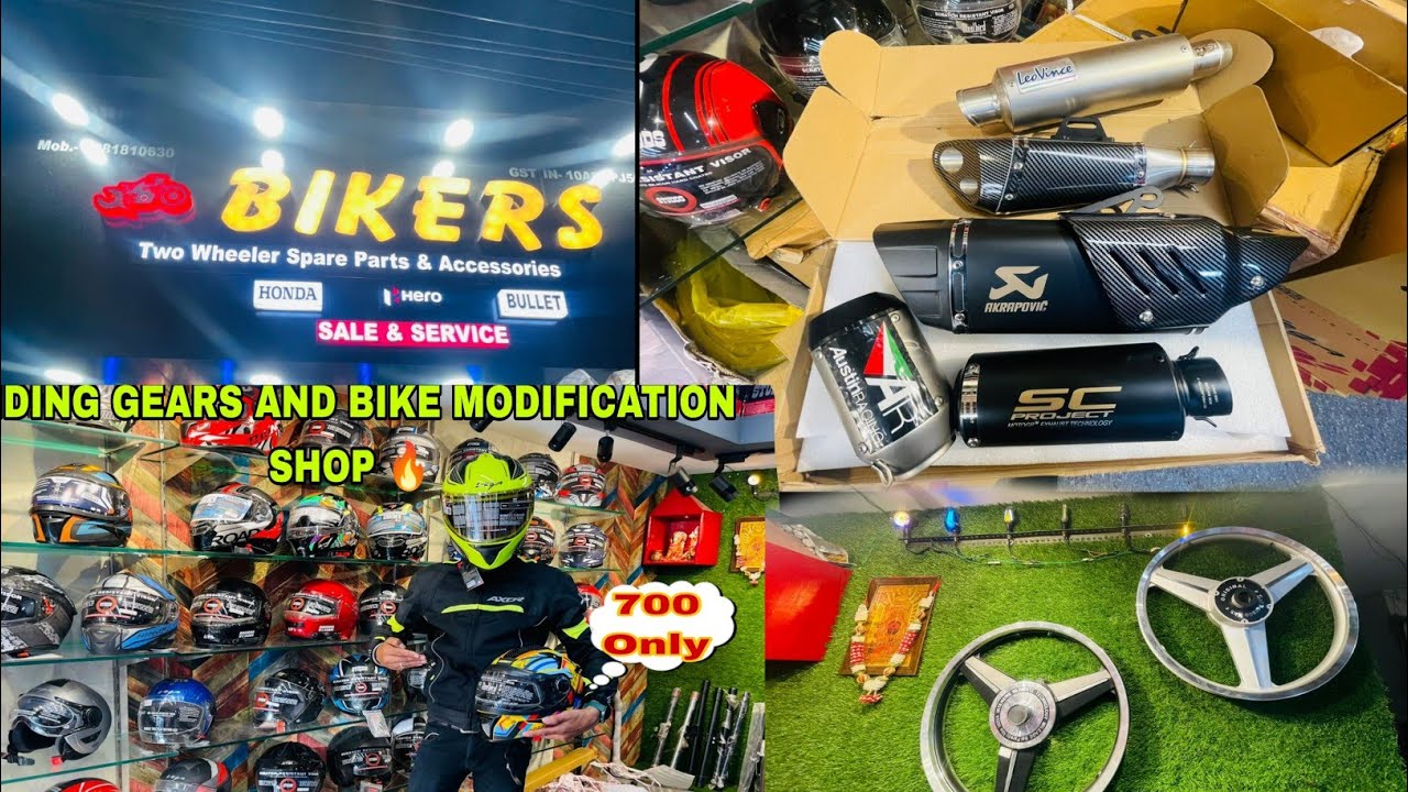 Darbhnga Bikers Best Modification Shop🔥||All In One Bike Modification ...