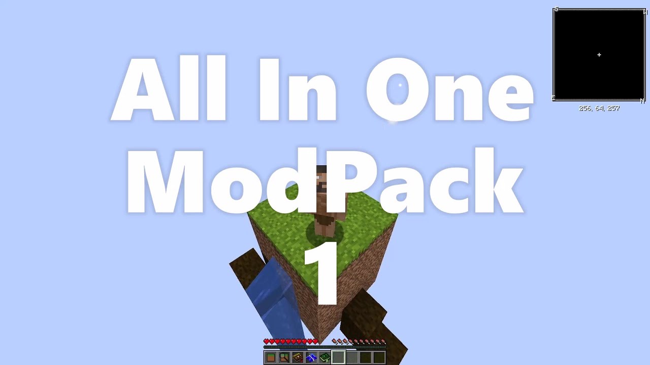 All in One Modpack FR | Tout Minecraft en un seul bloc! | E01| 1.16.5 ...