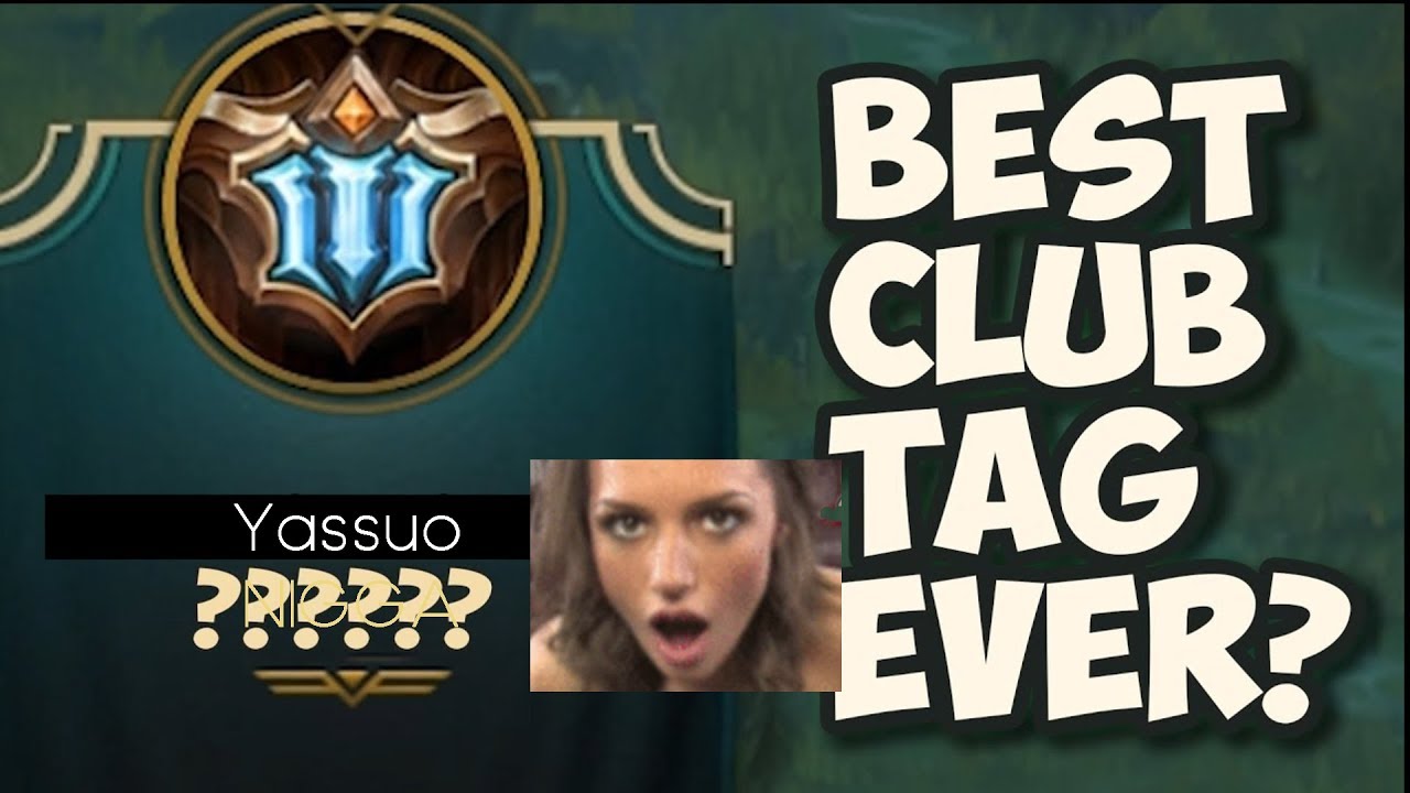 HOW TO GET *ANY* CLUB TAG IN LEAGUE OF LEGENDS (100% WORKS!) - YouTube