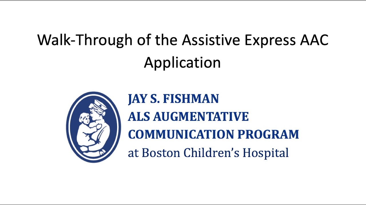 Assistive Express AAC App Walkthrough - YouTube