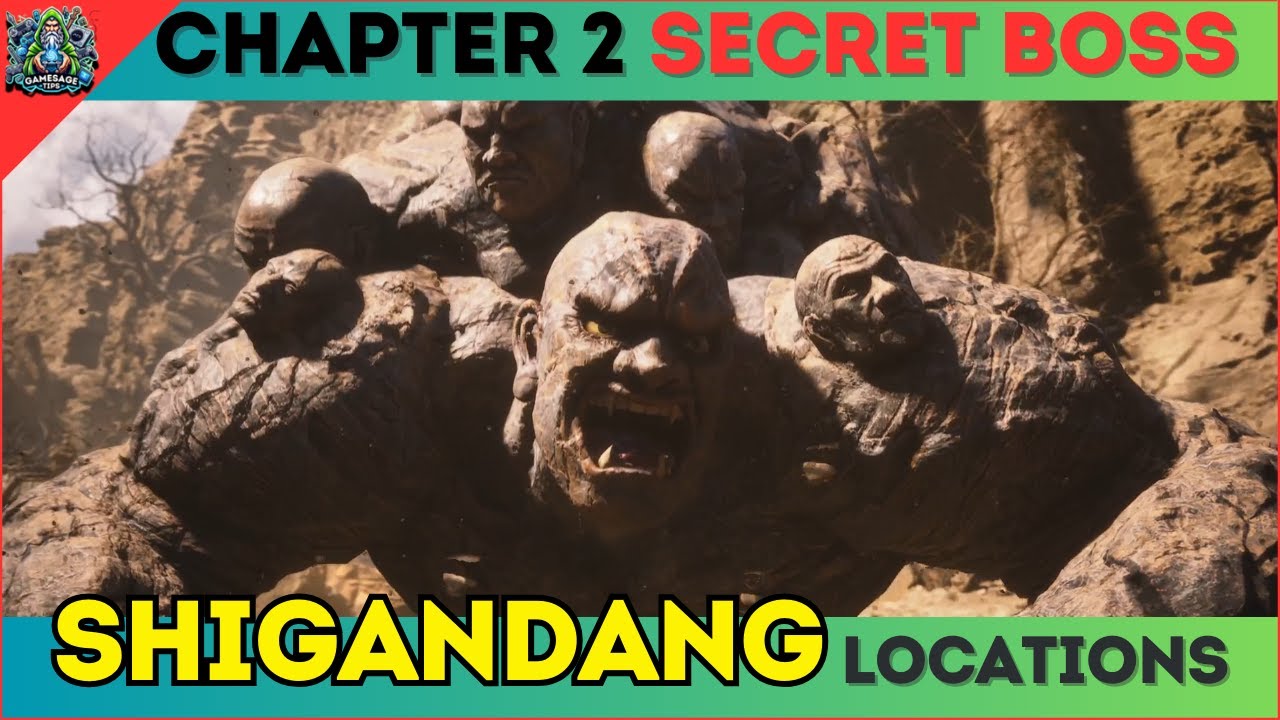 BLACK MYTH WUKONG Chapter 2 Secret Boss Shigandang Location - YouTube