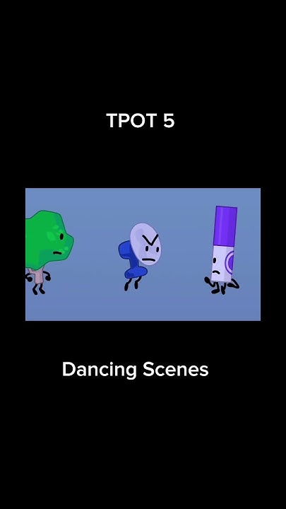 TPOT 5 Dancing Scenes #bfb #battlefordreamisland #tpot #bfdi #shorts - YouTube
