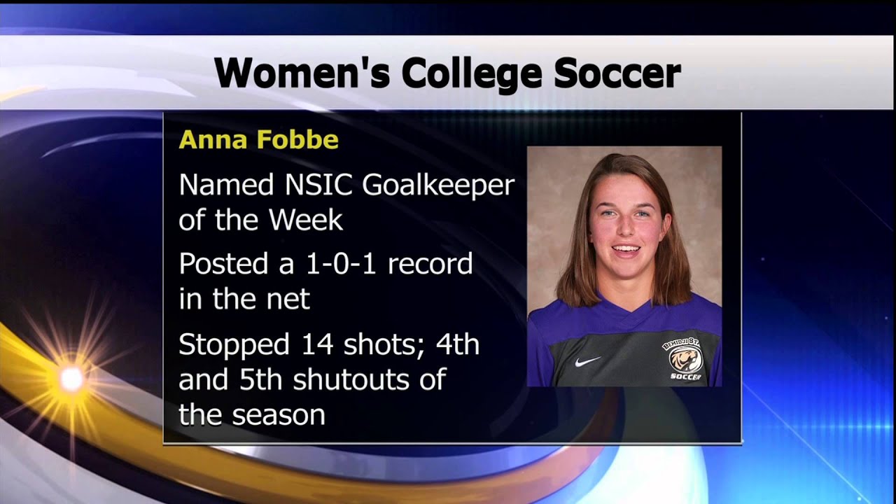 Anna Fobbe Named NSIC Goalkeeper of the Week - Lakeland News Sports ...