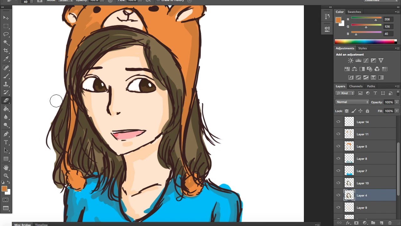 Emma Popcorn - SpeedART - YouTube