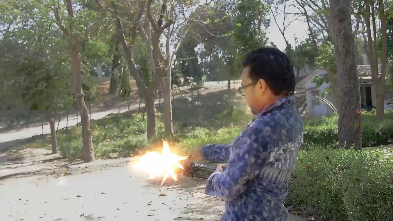 machine gun shoot - Vfx compositing - YouTube
