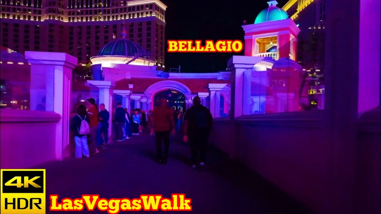 Bellagio Las Vegas Indoor Walk • October 2025 (4K HDR) - YouTube