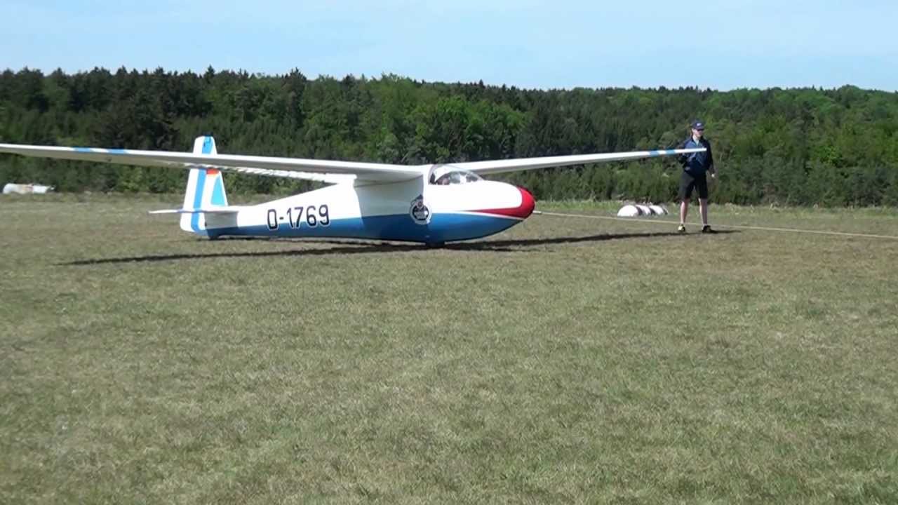 Fritz' erster Flug mit der Ka6 - YouTube
