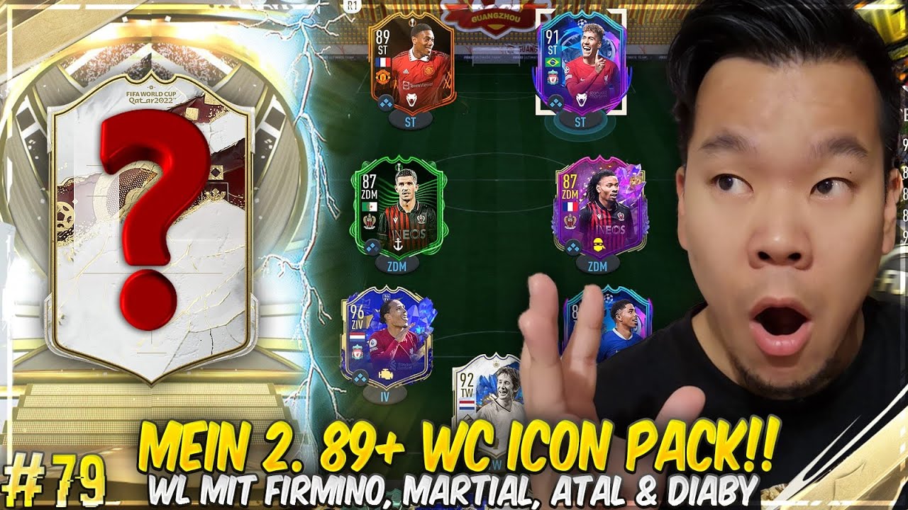 WIEDER EIN 89+ WC ICON ROULETTE 😱 WL MIT DEN NEUEN RTTF FIRMINO, DIABY ...
