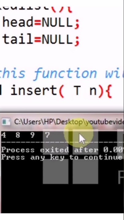 Class Linked List How To Create Object Of The Class Insertion And Printing Of Linkedlist