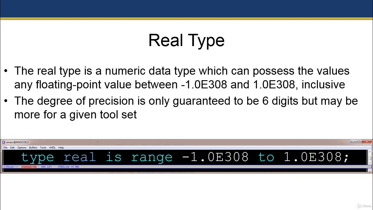 Scalar Data Types | VHDL | Tutorial 2 - YouTube