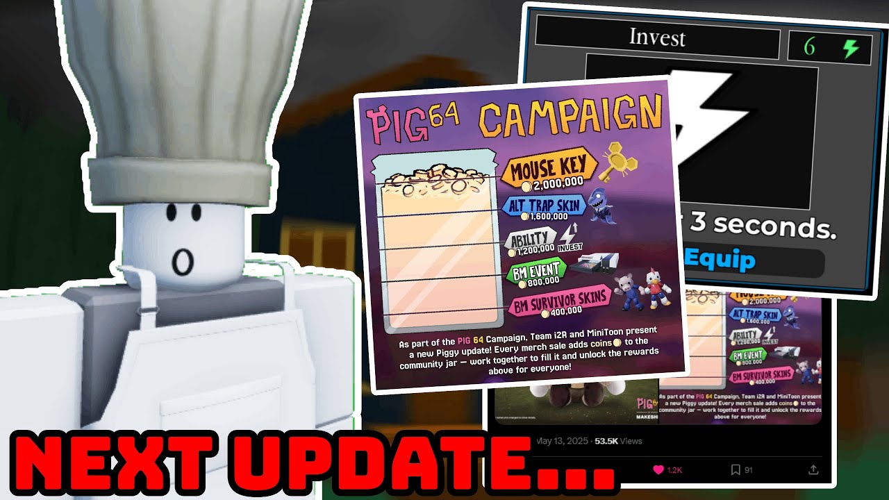 NEW PIGGY UPDATE THIS SATURDAY... + NEW BUILD MODE EVENT & ABILITIES ...