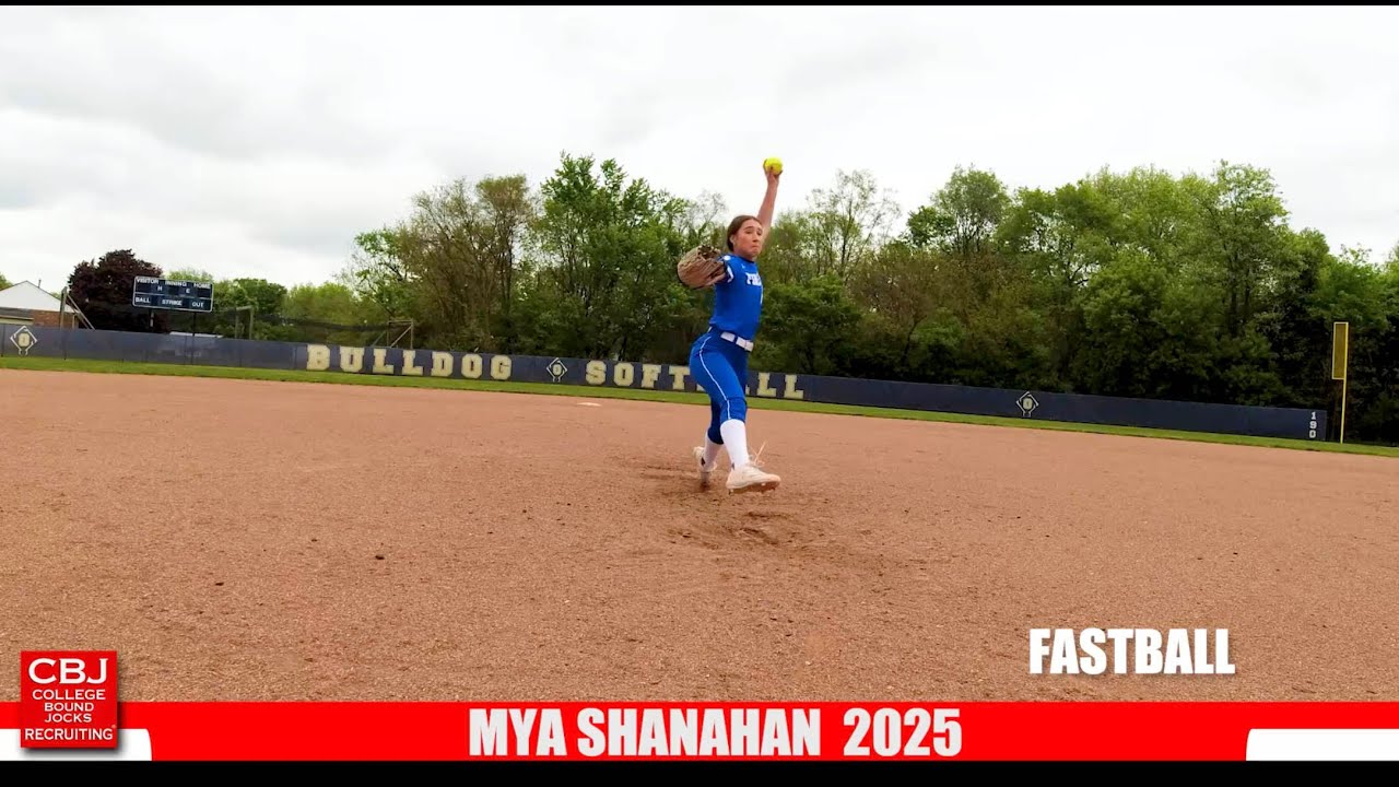 Mya Shanahan 2025 Pitcher/Outfielder Softball Skills Video - YouTube