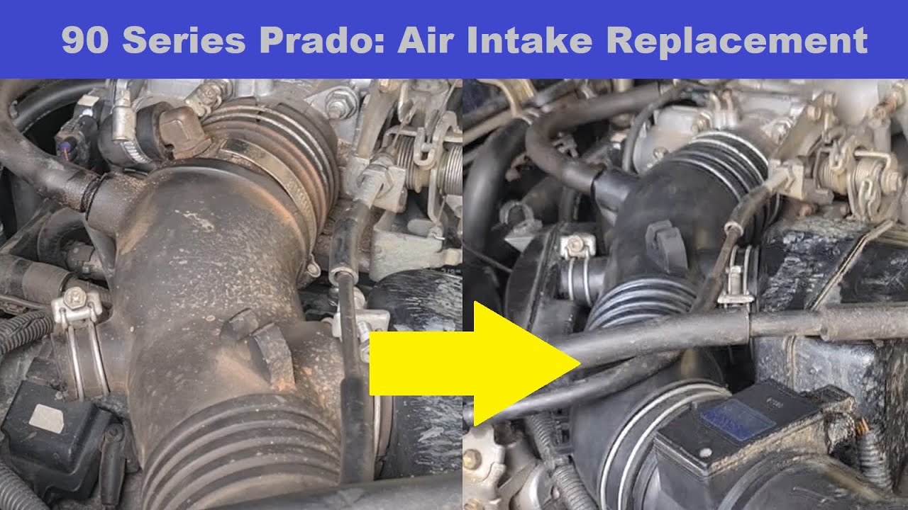 Noelsy's Outdoors | 90 Series Prado: Air intake replacement - YouTube