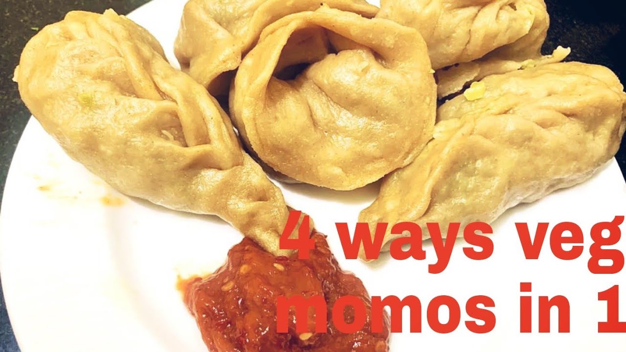 Veg momos| 4 ways momos in 1 minute| how to wrap momos| DIY steamer ...