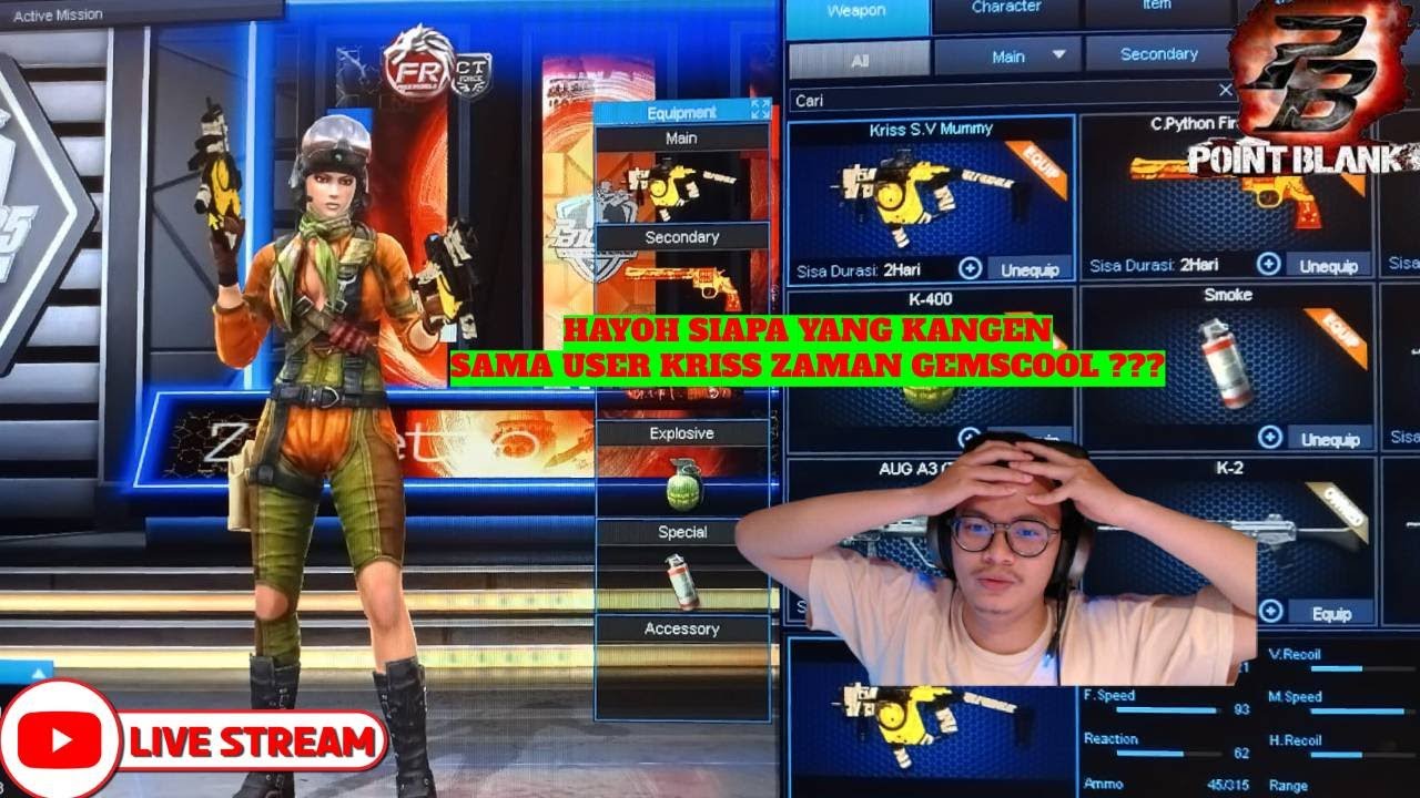 SENJATA NOSTALGIA ZAMAN GEMSCOOL !!! KRISS !!! POINT BLANK - YouTube