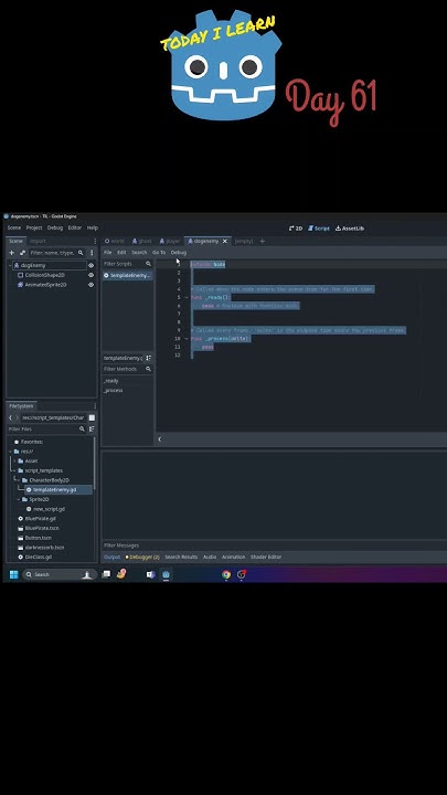 make custom template script in godot - Today I Learn 61 - YouTube