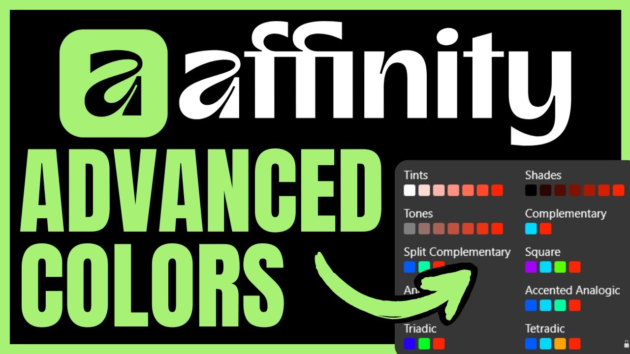 How To ACCESS Advanced Colors In Affinity 3 (QUICK & EASY) 2025 - YouTube