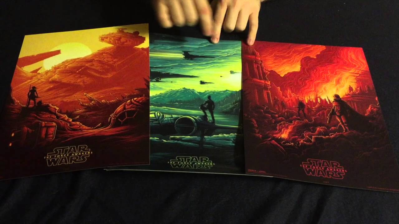 [Unboxing Video] IMAX Exclusive Star Wars Poster - YouTube