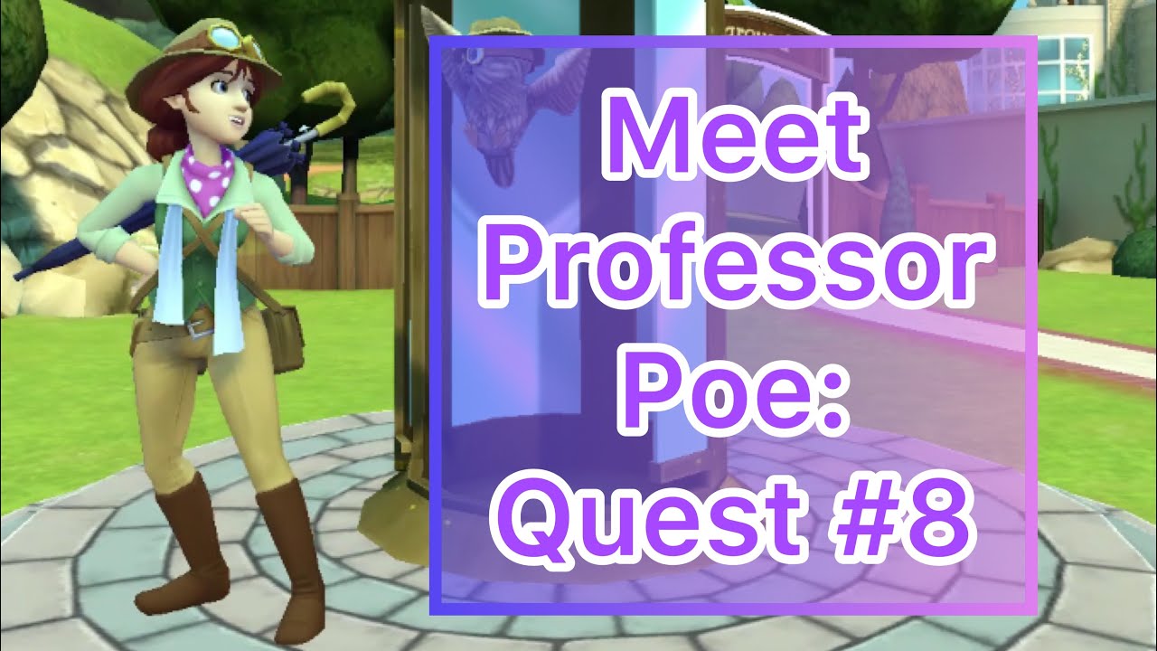 Meet Professor Poe: Quest #8 | Adventure Academy - YouTube