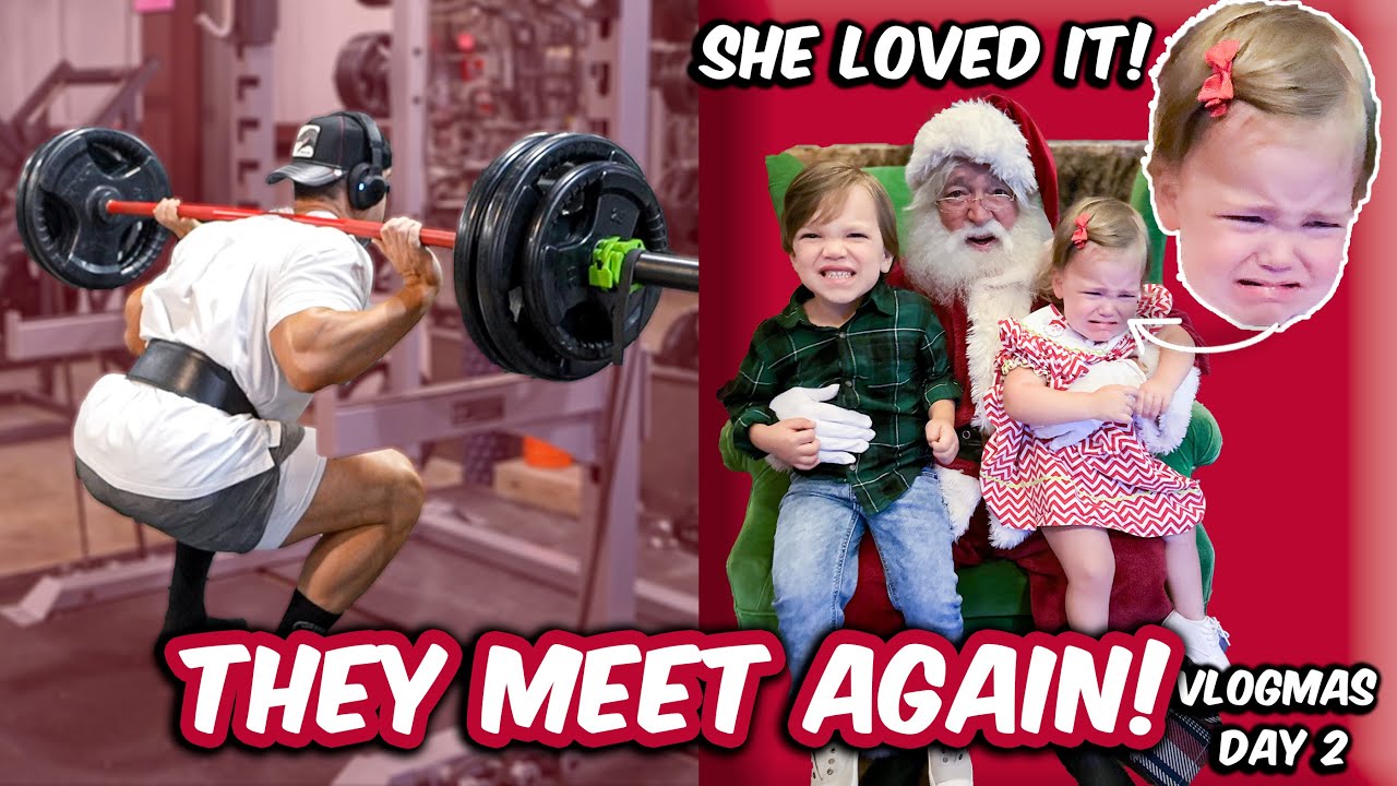 SHE HATED SANTA | LEG WORKOUT | VLOGMAS DAY 2 - YouTube
