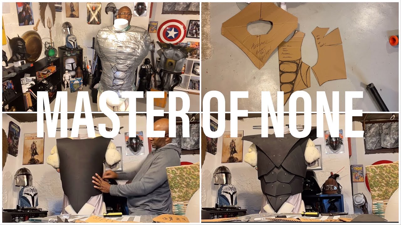 DIY BATMAN COSTUME COSPLAY AZRAEL BUILD PT 1 - YouTube