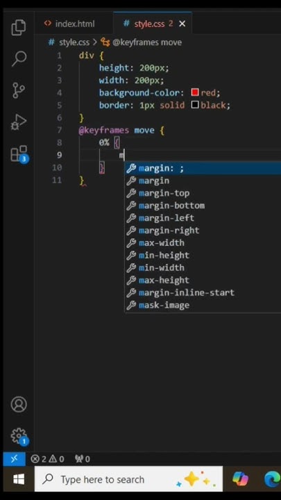 CSS - Animation & Transition || CSS Course #57 #viral #shorts #youtube #css #trending #like ...