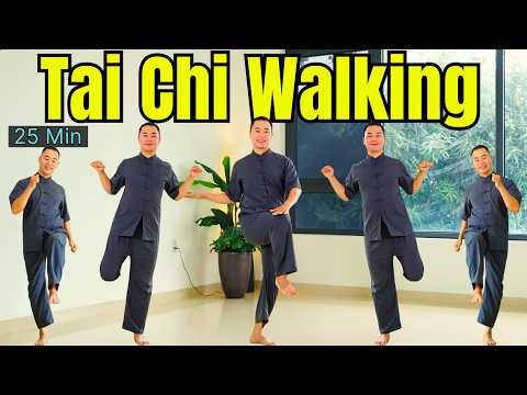 25-Min Tai Chi Walking 🔥 Burn Belly Fat, Lose Weight & Improve Flexibility