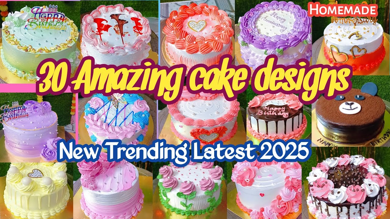 💥30 Amazing 🤩 cake designs New trending Latest 2025 Homemade design ...