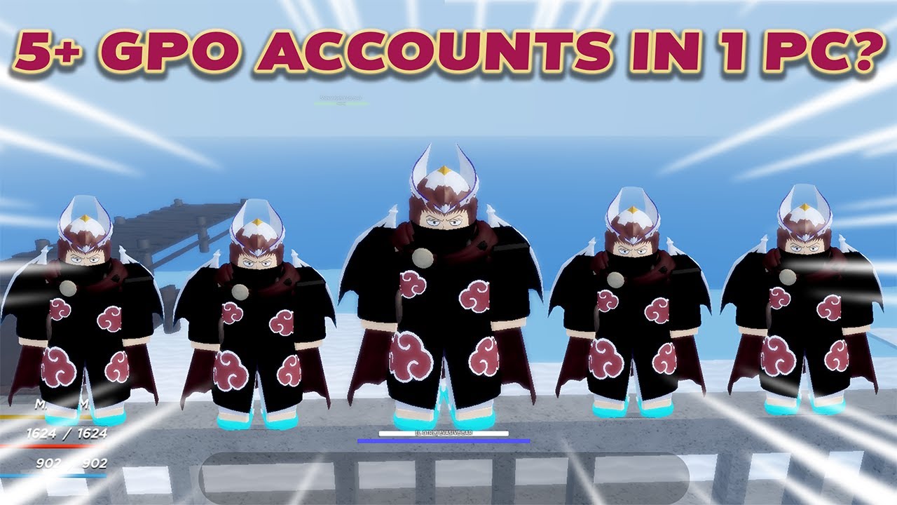 [GPO] How to USE MULTIPLE ACCOUNTS In ONE PC For Anniversary Raids ...