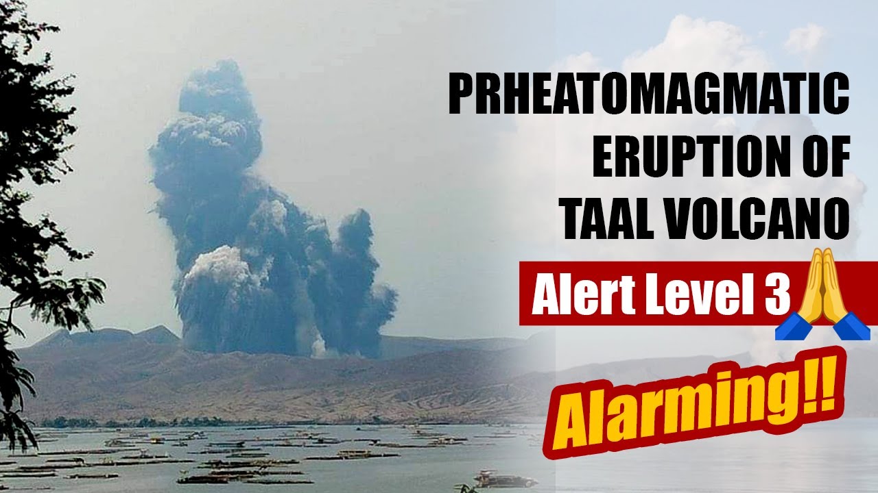 Latest Update on Taal Volcano, Alert Level 3! - YouTube