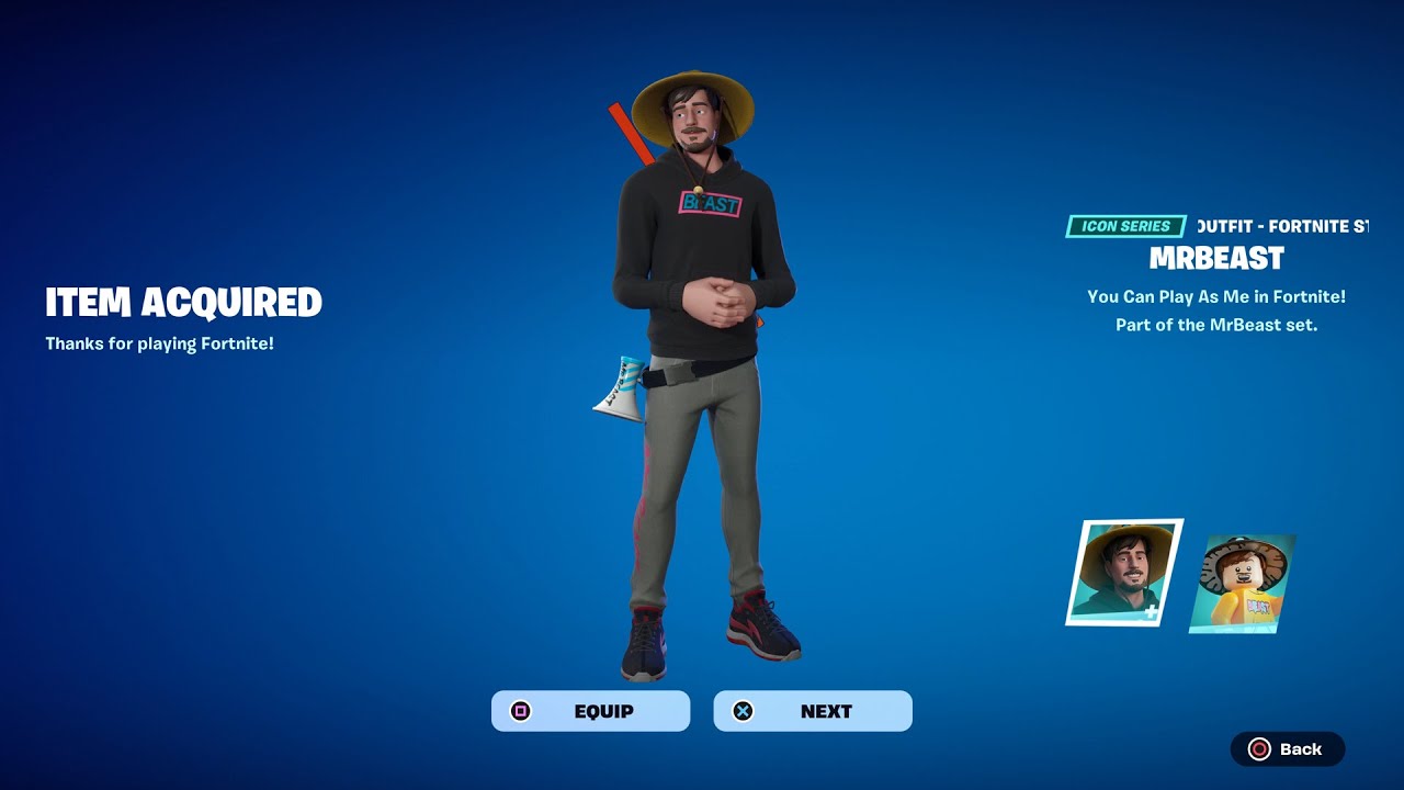 How To Get Mrbeast Skin FREE In Fortnite! (Unlocked Mrbeast Bundle ...