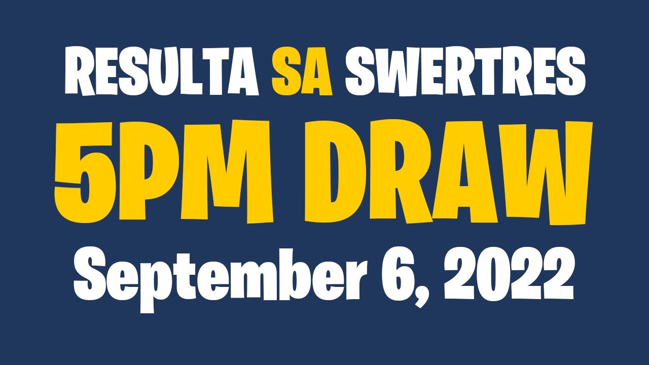 3D Lotto Swertres Result Today 5PM September 6 2022 Tuesday | PCSO ...