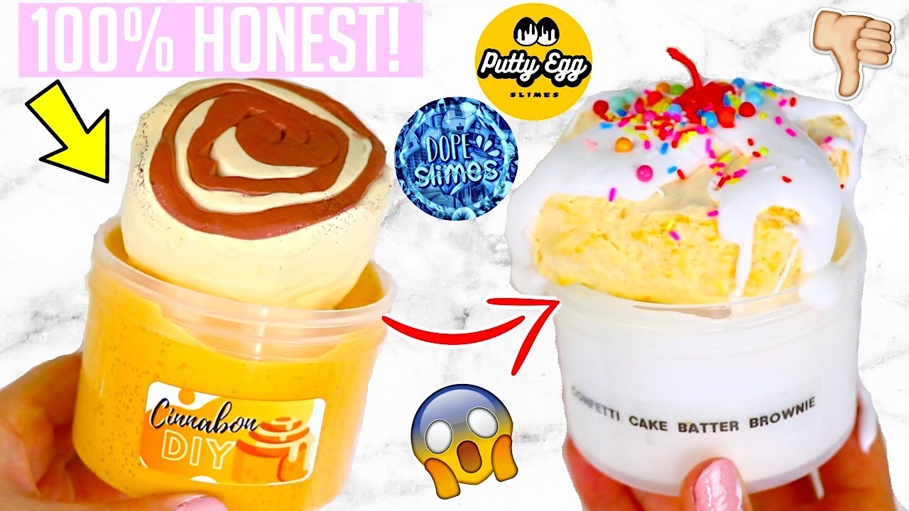 100% HONEST Famous Slime Shop Review! $125 Slime Package - YouTube