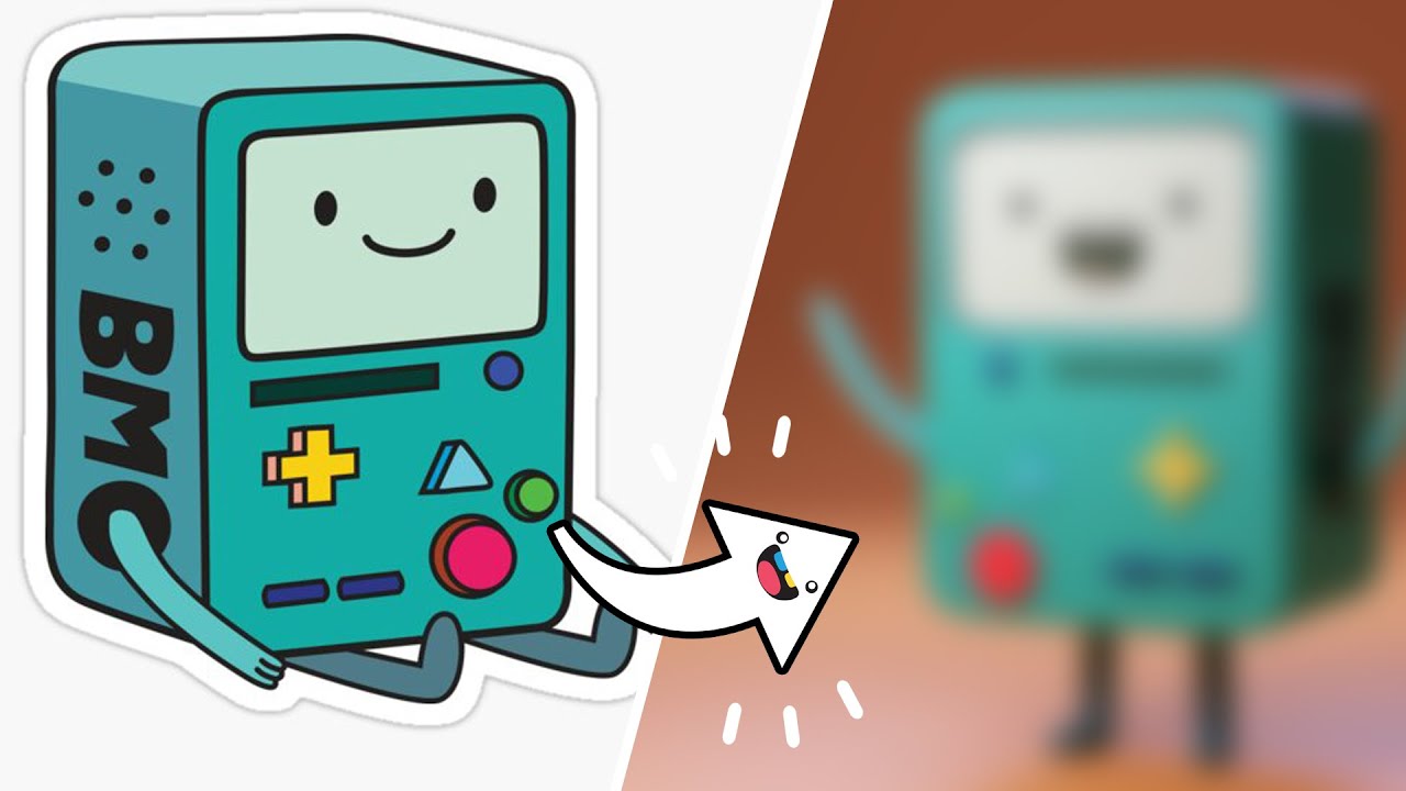 3D Modeling BMO from Adventure Time🤖 - YouTube