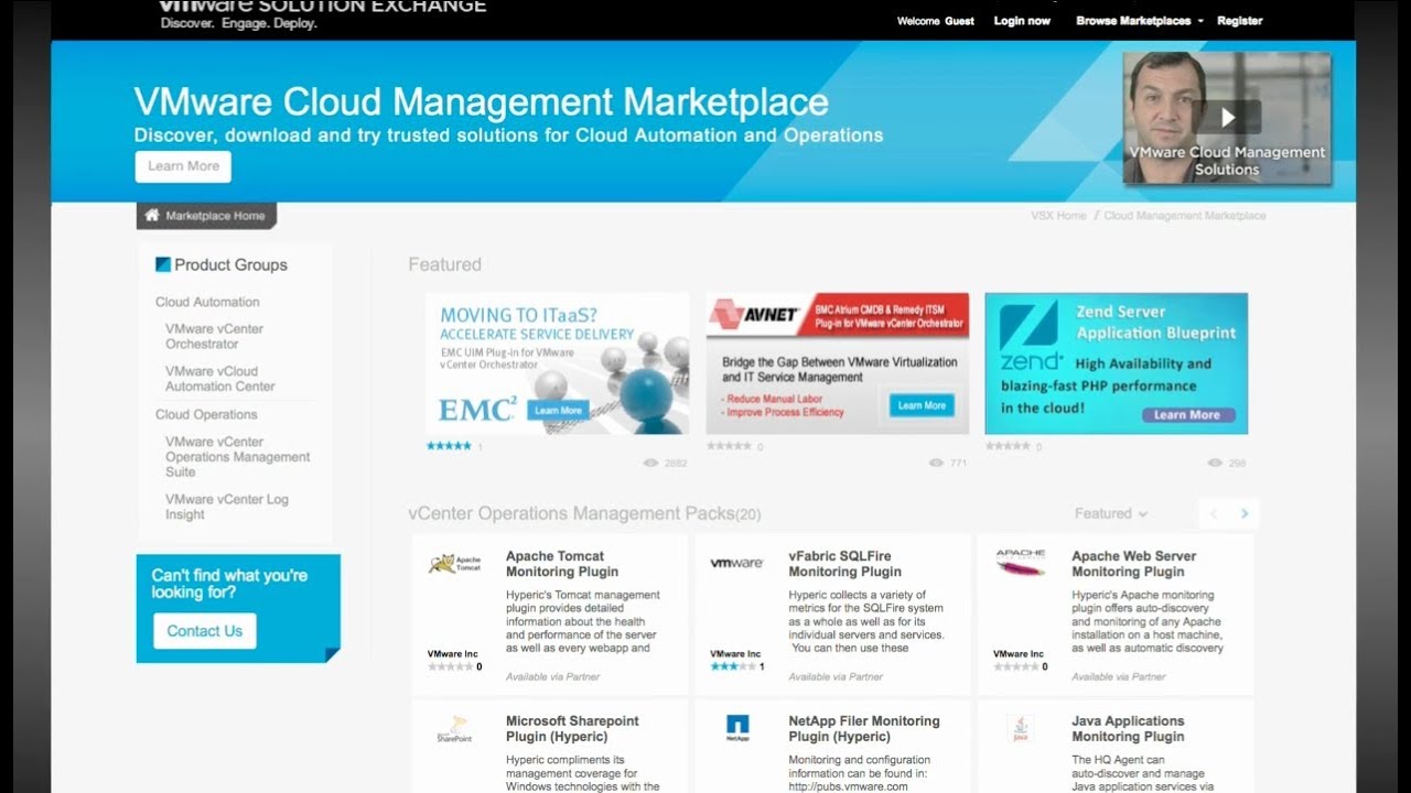 VMware Launches Cloud Management Marketplace -- See Strategic Partner ...