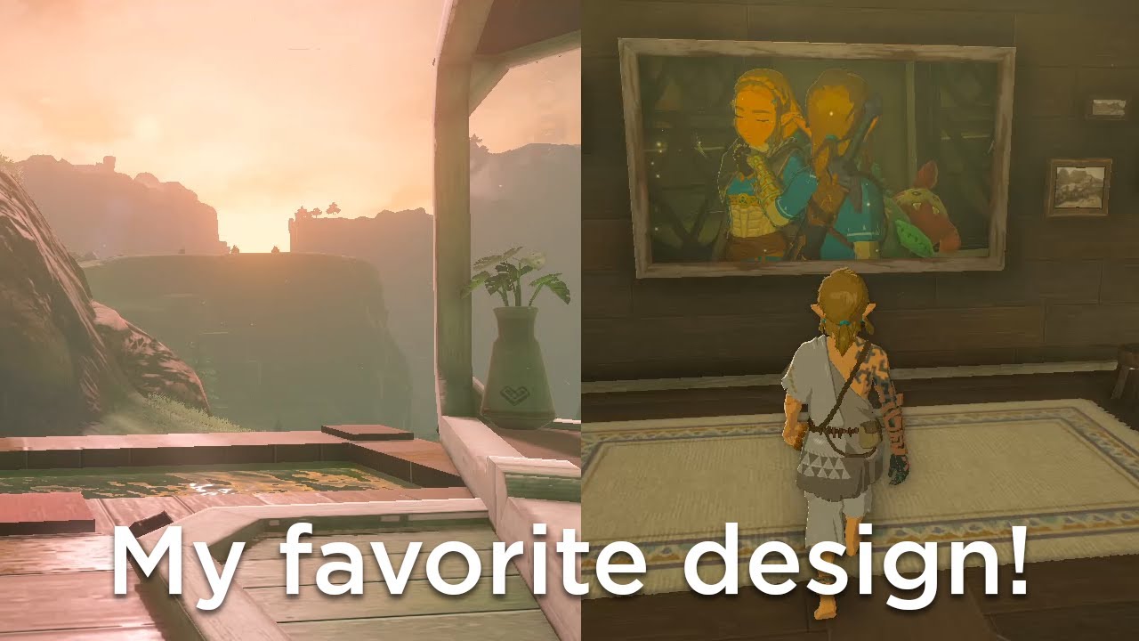 TOTK House Tour: 3-story, 2-balcony house w/ pool, barn, Link & Zelda ...