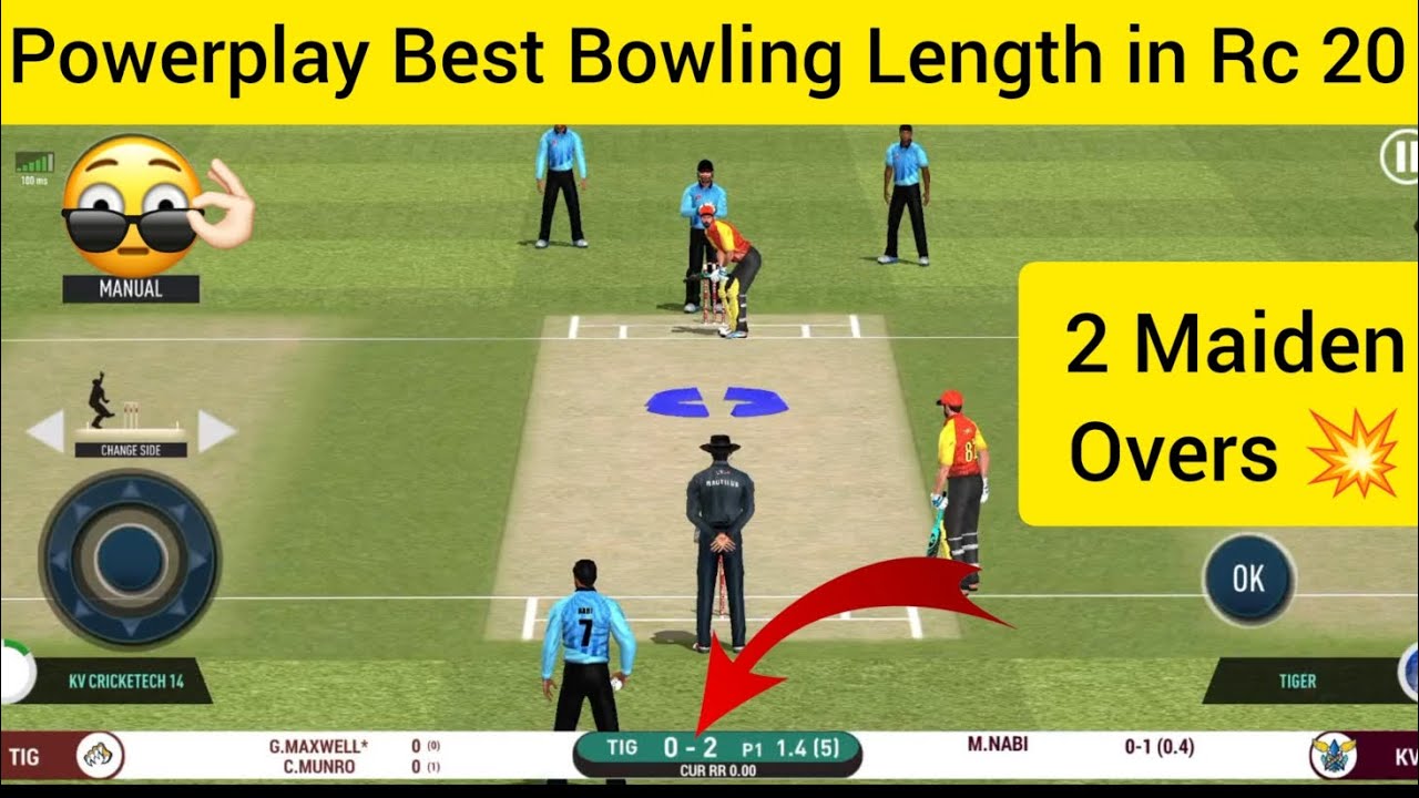 Real Cricket 20 Best Bowling Tips and Tricks| Rc 20 multiplayer ...