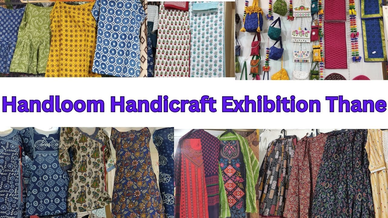 Handloom Handicraft Exhibition Thane ( west)#hatmag #exhibition - YouTube