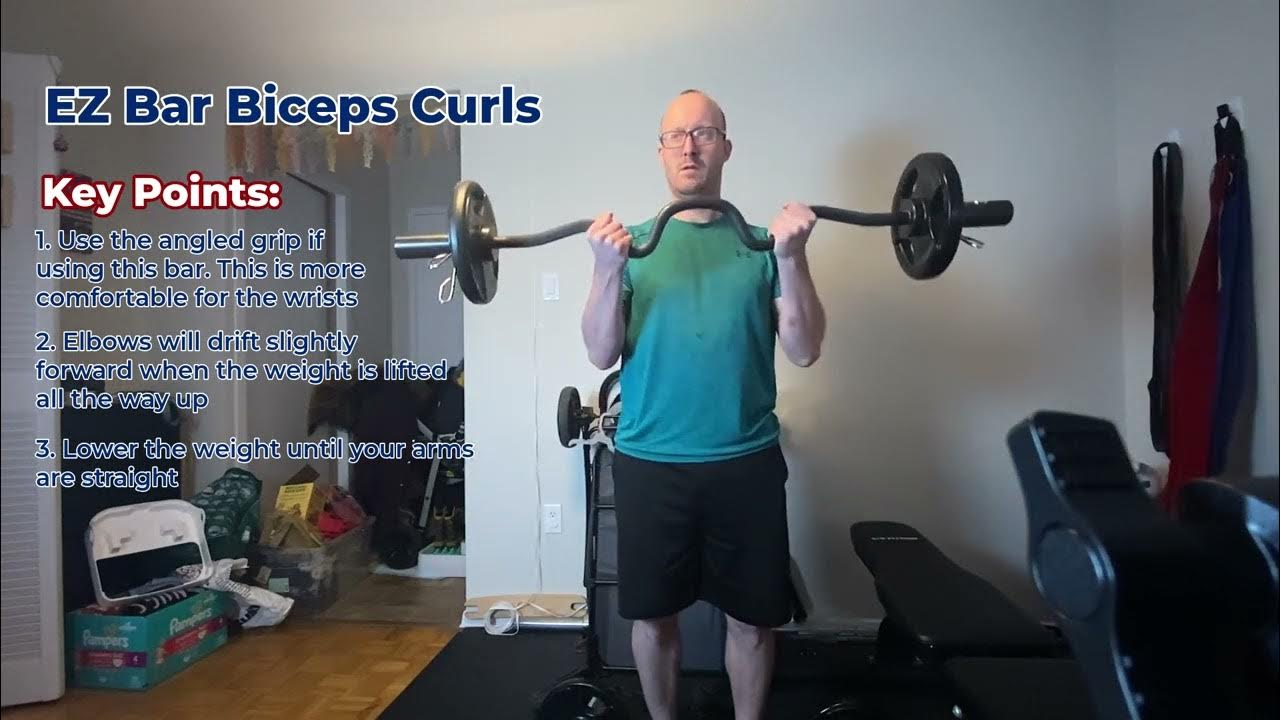 EZ-Bar Biceps Curl | Exercise Demo - YouTube