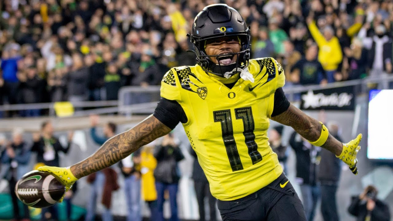 Troy Franklin || Oregon Ducks Wide Receiver || 2023 Junior Highlights ...
