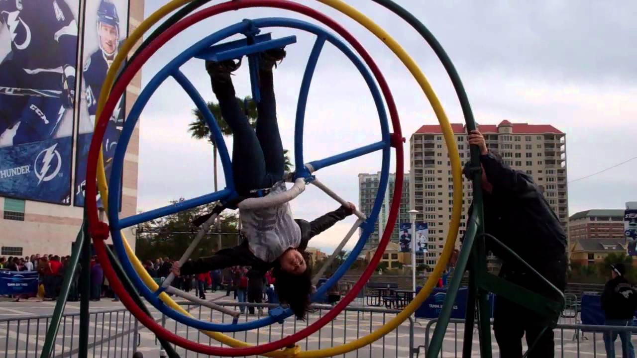 Brianna Does the Gyro Spinner - YouTube